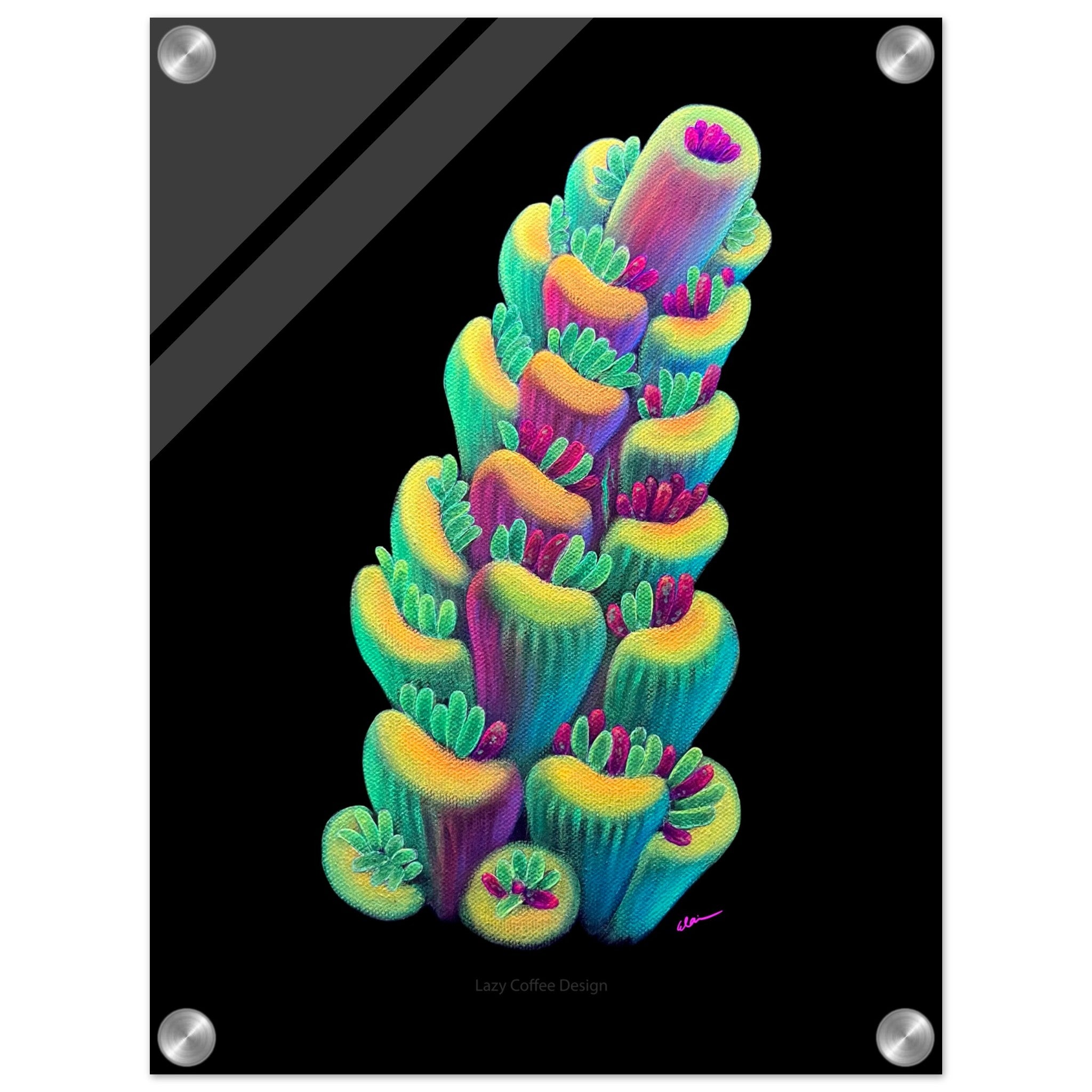 TSA Fruity Splice acropora Acrylic Print – lazycoffeedesign