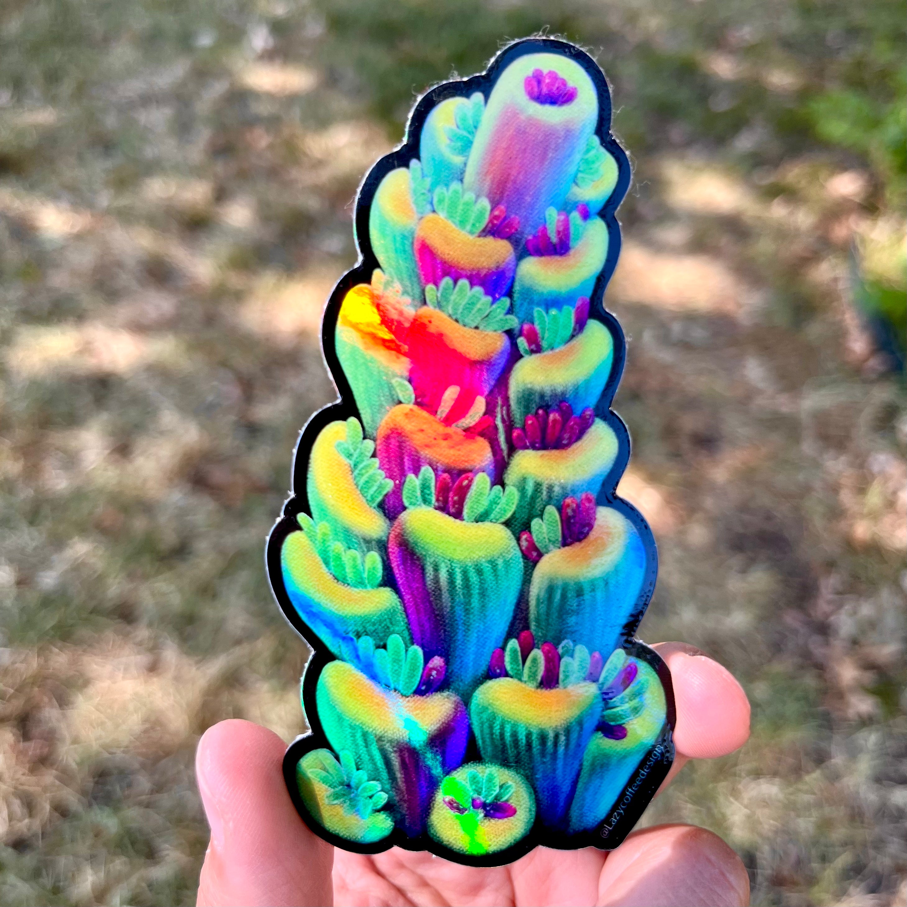 TSA Fruit Splice acro sticker/ Holographic – lazycoffeedesign