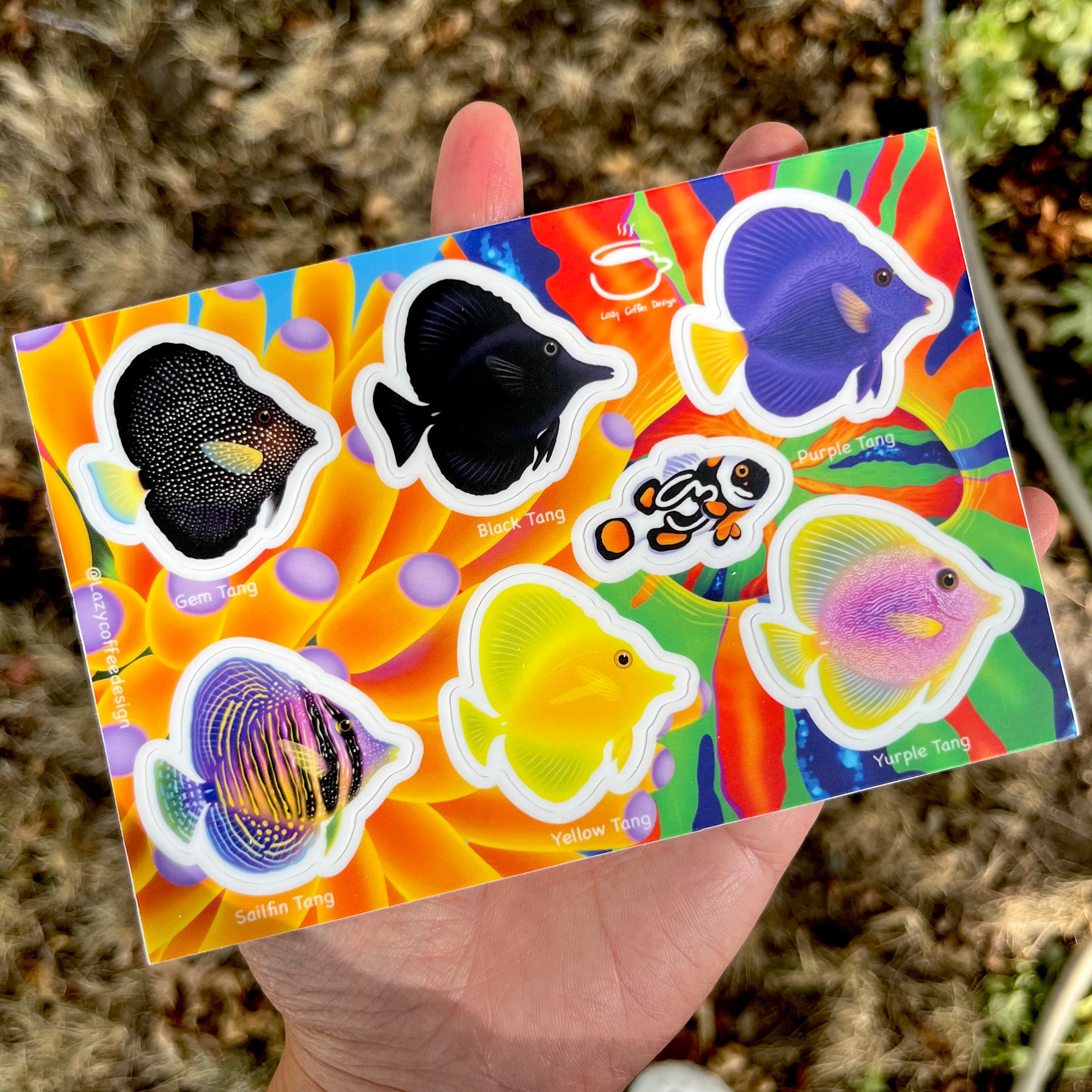 Tang Gang Sticker Sheet – lazycoffeedesign