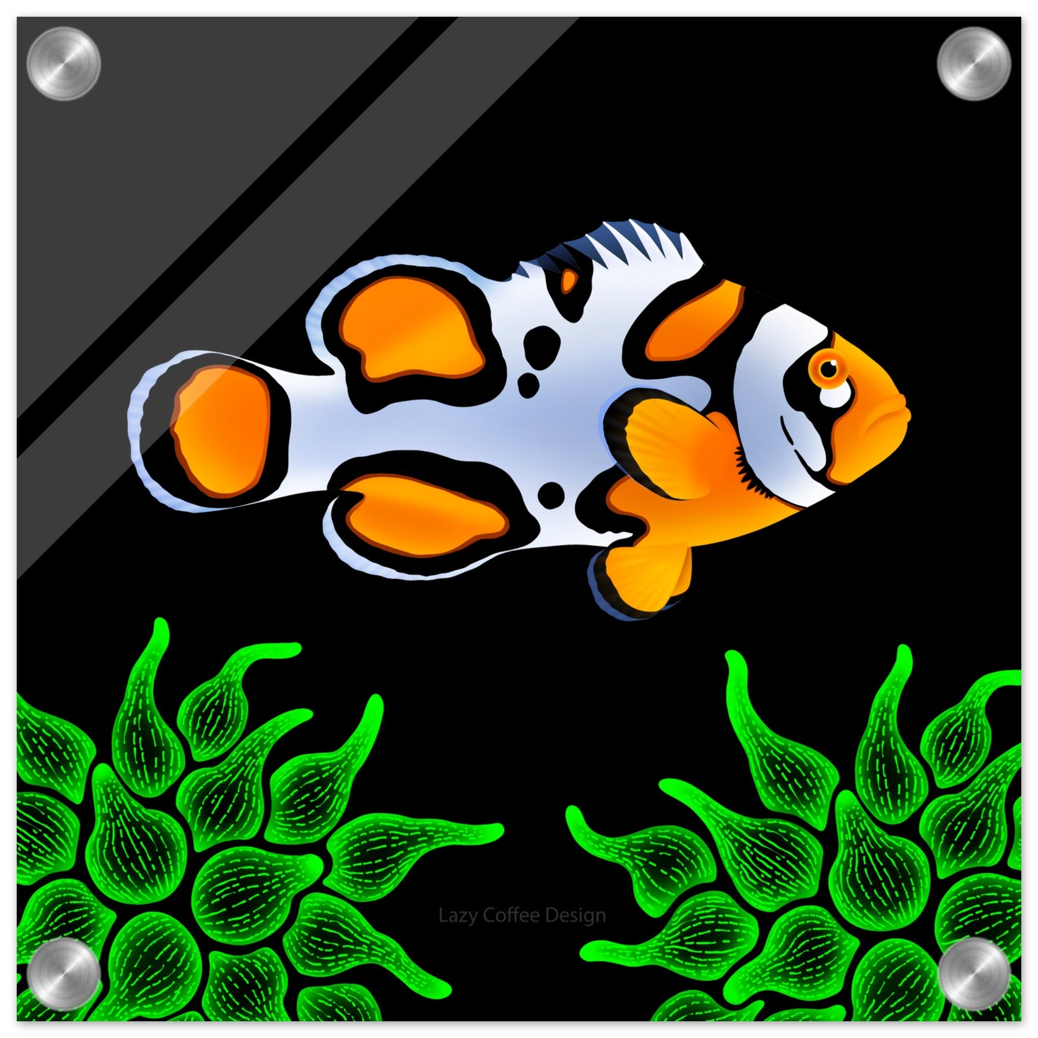 Picasso Clownfish Acrylic Print – lazycoffeedesign