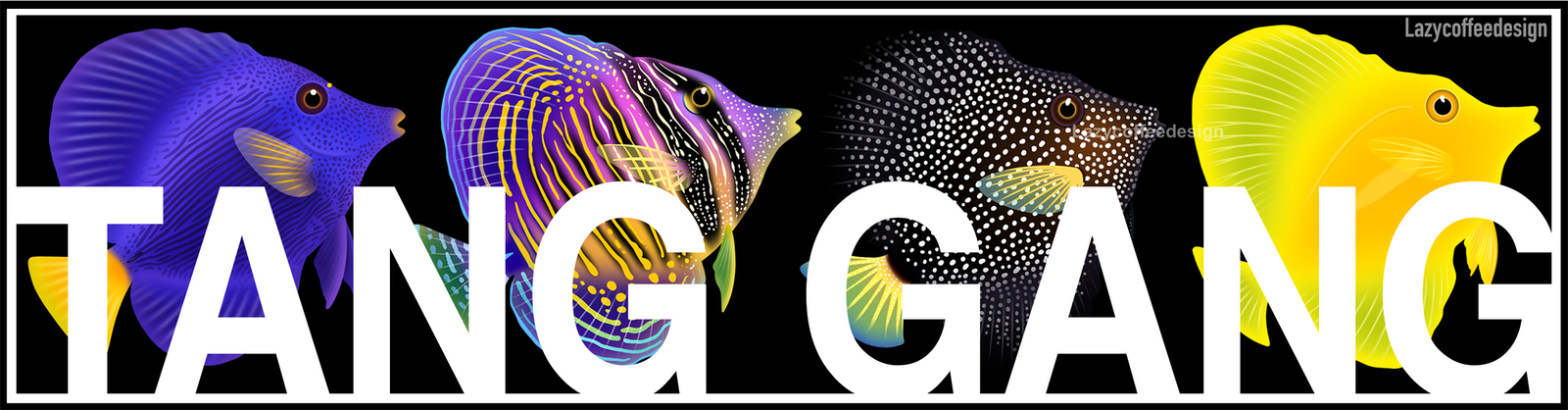 Tang Gang Bumper Sticker – lazycoffeedesign