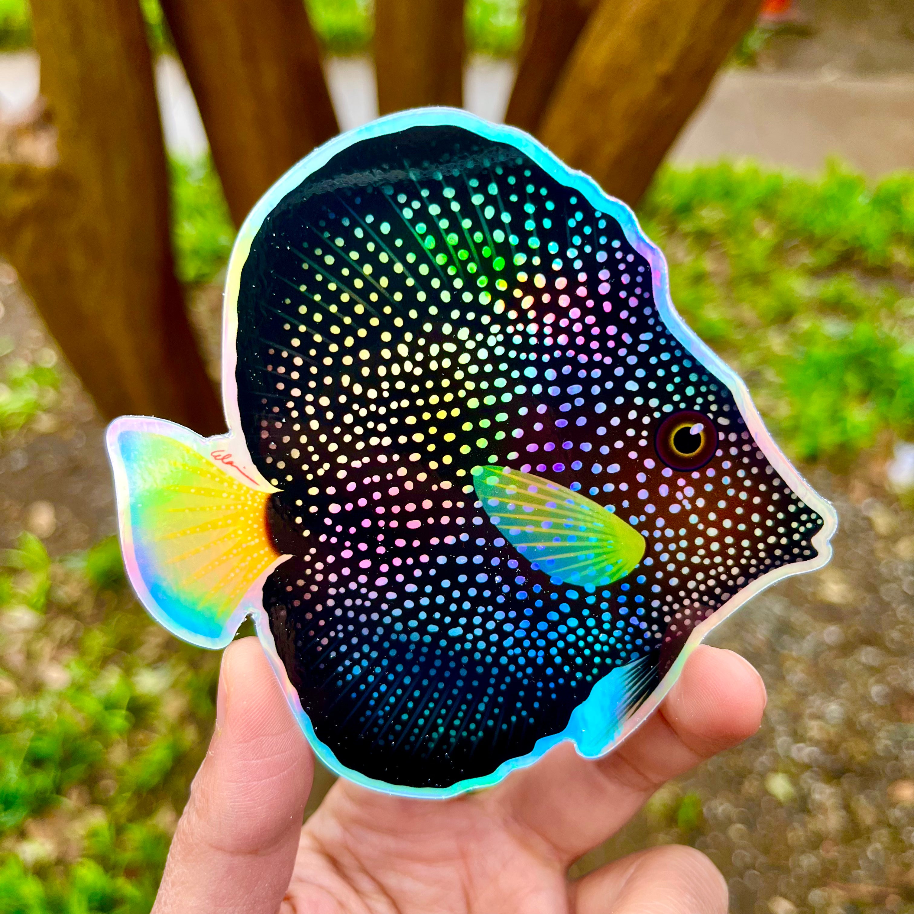Gem Tang Sticker / Holographic – lazycoffeedesign